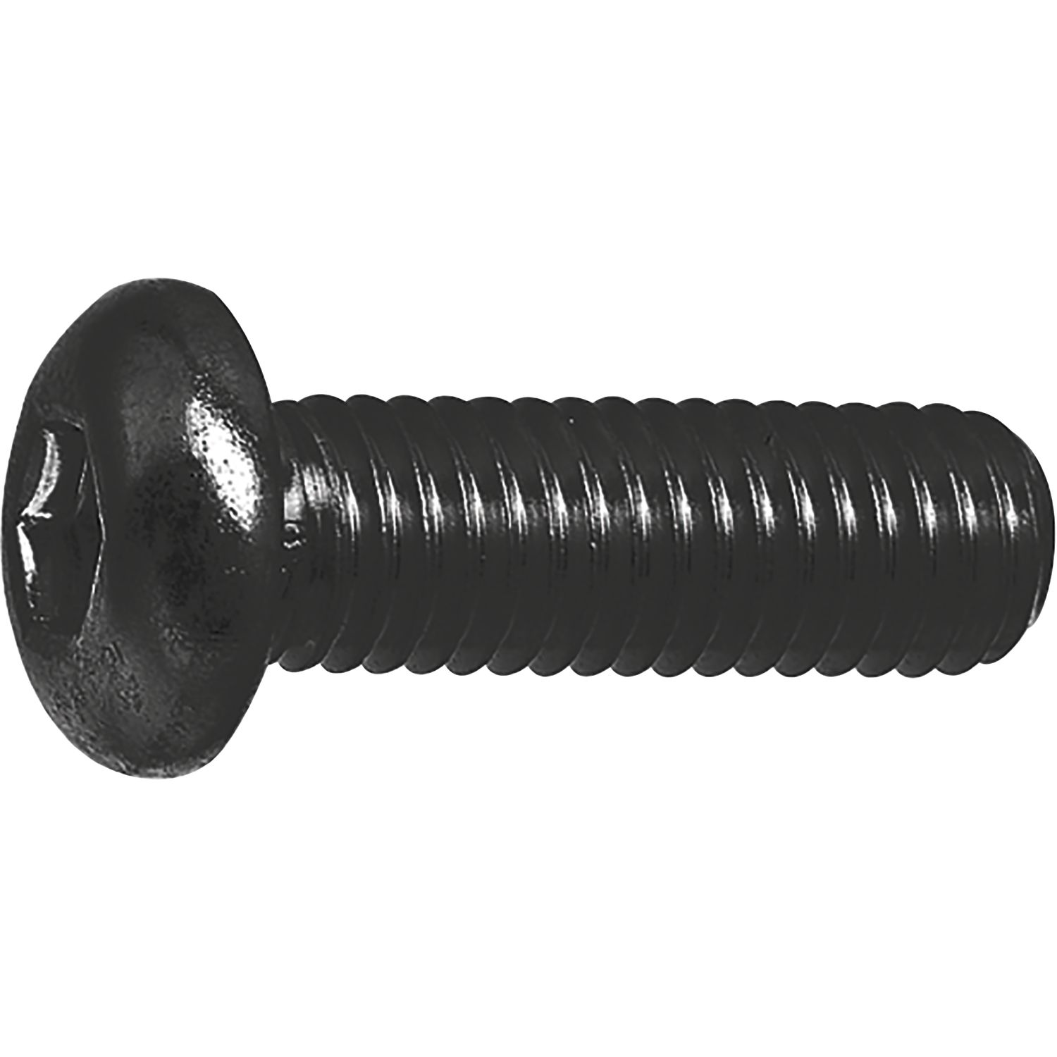 Vite testa bombata esagono incassato nera | Viti testa bombata esagono ...