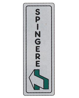 Etichetta adesiva verticale spingere 1591.00.20 d&b | Etichette adesive ...