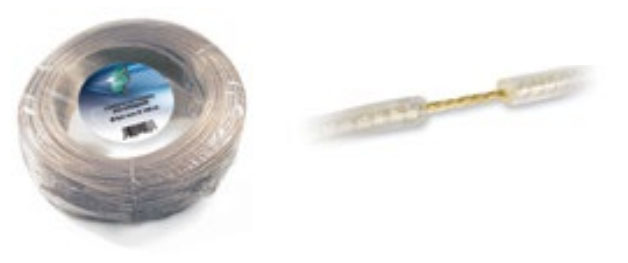 Confezione cavetto ottonato rivestito pvc filomat | Corde e funi ...