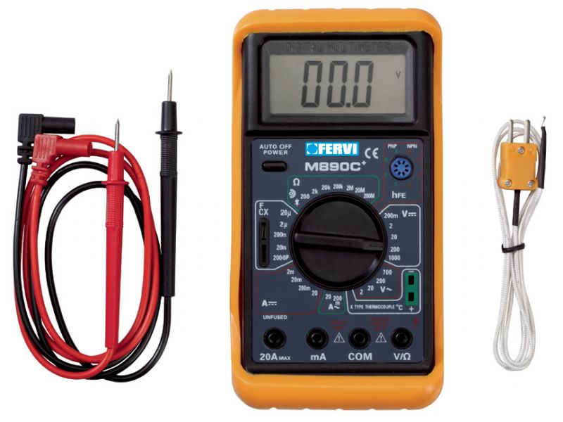 Multimetro digitale fervi t050 | Strumenti di misura | ASTORI Ferramenta